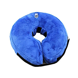 Comfortable & Adjustable Inflatable Pet Collar - Alternative to Cone Shaped Collars - Great for Post-Surgery or Injury Recovery - Durable & Non-Toxic Material -Snug Fit (Large 12-18 in.)