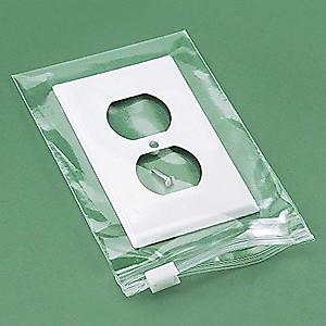 [4"X6" Inches 100 Pk] Heavy Weight Storage Freezer Slider Bags 4"X6" Storage Quality Sandwich Bags for Food Home Office Clothing & All Purpose Needs 100 Ct 3 Mil Thick