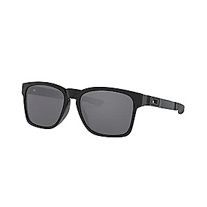 Oakley Men's OO9272 Catalyst Square Sunglasses, Black Iridium, 55 mm
