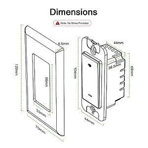 GHome Smart Switch, Smart Wi-Fi Light Switch Works with Alexa and Google Home 2.4Ghz, Single-Pole, Neutral Wire Required, UL Certified, Voice Control, No Hub Required (4 Pack)