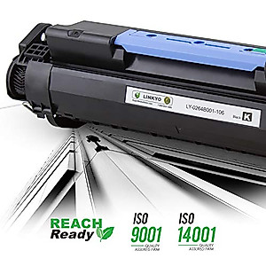 LINKYO Compatible Toner Cartridge Replacement for Canon 106 0264B001AA (Black)