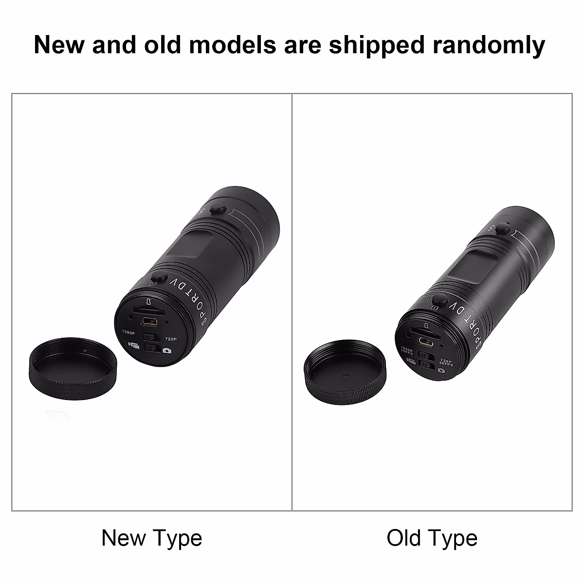 SYH&AQYE Sport Action DV Camera, Full HD 1080P Portable Bike Helmet Camera, Waterproof 120 Degrees Car Camera for Hunting, Fishing, Hiking, Biking, Outdoor Sports