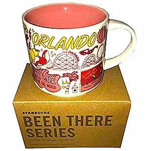 Starbucks ORLANDO BEEN THERE SERIES ACROSS THE GLOBE COLLECTION Ceramic Coffee Mug, 14 Fl Oz