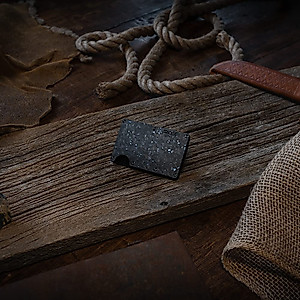 Ridge Forged Pacific - Slim RFID Wallet for Men, Front Pocket Design