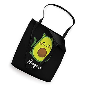 Funny Vegan Avogato Novelty Avocado Cat Meme Tote Bag