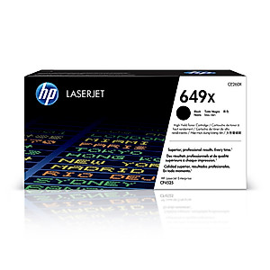Original HP 649X Black High-yield Toner Cartridge | Works with HP Color LaserJet Enterprise CP4525 Series | CE260X
