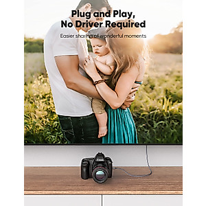 oldboytech 4K Micro HDMI to HDMI Cable Adapter 3FT, Micro HDMI Cable Nylon Braid (Male to Male) 8K/4K@60HZ/3D Grey Compatible with Hero 8/7/6/5, Raspberry Pi 4, A6000, A6300, Nikon Camera