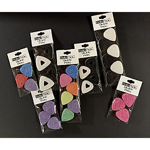 Felt Ukulele Picks, 12 Piece BoloPick Original Recipe Felt Uke Picks for Ukulele, Guitar,Bass, Autoharp, Banjo