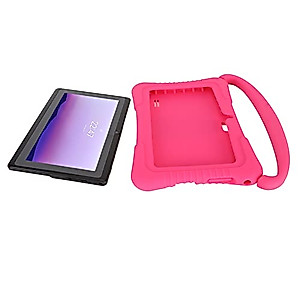 DAUERHAFT 7in Kids Tablet, 1024x600 110-240V Toddler Tablet 2GB 32GB with Protective Cover for Entertainment for Android 10 (US Plug)
