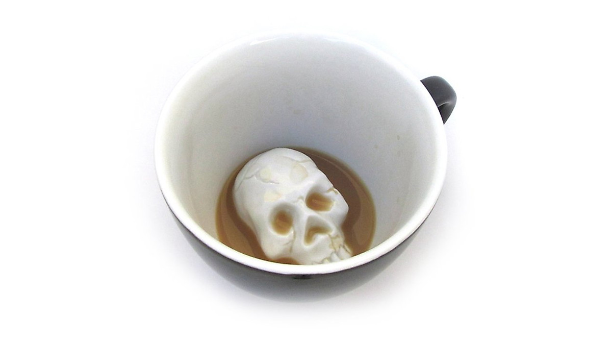 Creature Cups SKULL Mug - Spooky 3D Surprise
