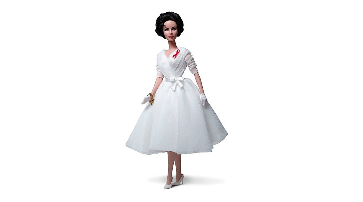 Barbie Elizabeth Taylor Doll - Classic White Diamonds