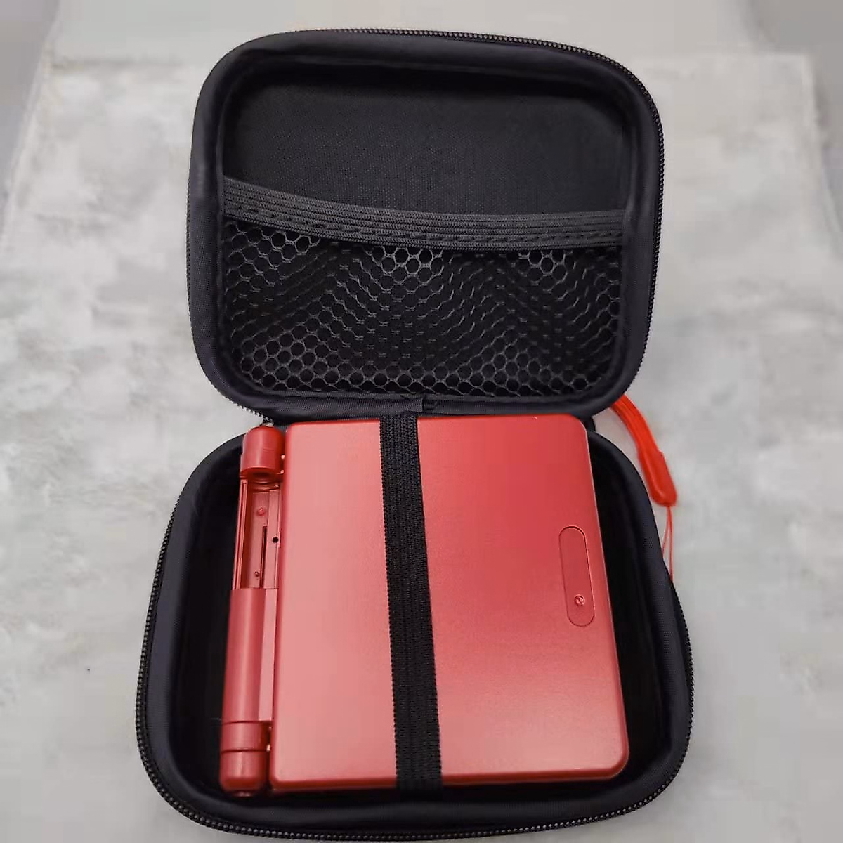 Grafken Hard Storage Case Cover Portable Travel Carrying Bag for Game Boy Advance SP GBA SP with Hand Wrist Strap
