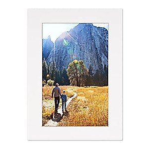 11x14 Mat for 12x16 Frame - Precut Mat Board Acid-Free White 11x14 Photo Matte Made to Fit a 12x16 Picture Frame, Premium Matboard for Family Photos, Show Kits, Art, Picture Framing, Pack of 1 Mat