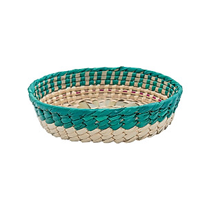 Mexican Tortilla Basket Set - Large Tortilla Warmer 8 inches - Vibrant Tortilla Holder, Pancake Warmer, Taco Keeper - Authentic Tortillero Set for Kitchen, Party Mexican Décor (3, 1/2 Kg)