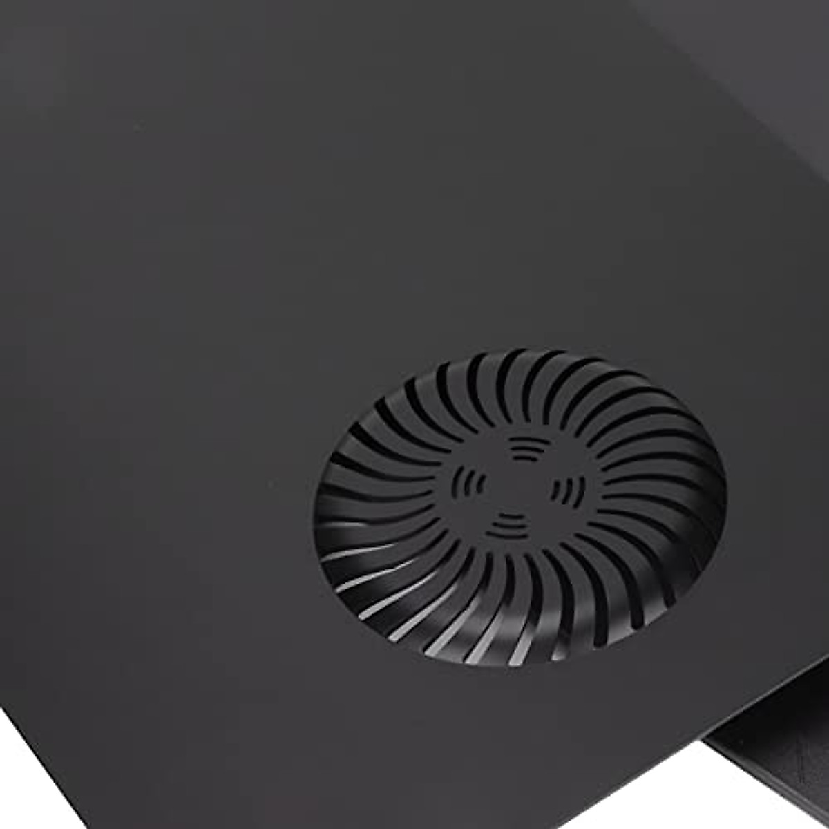 Console Panel Board Replaceable Heat Dissipation Scratchproof Matte Black Front Cover with Heating Fan for Game Console