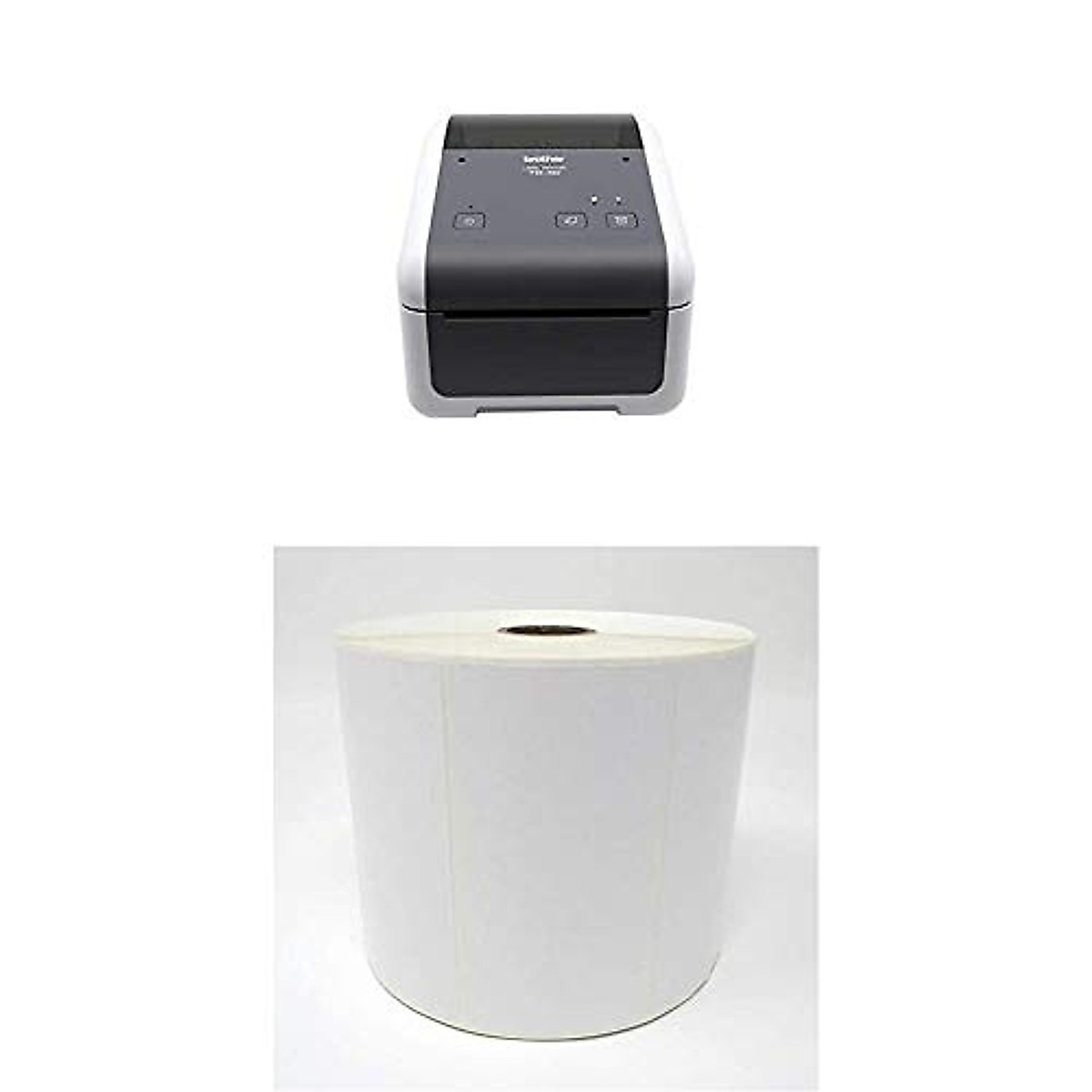 Brother TD4410D + 8 Rolls of 4” x 2” Standard Labels