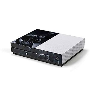 Skinit Decal Gaming Skin Compatible with Xbox One S Console - Officially Licensed Warner Bros Batman Smoke Design