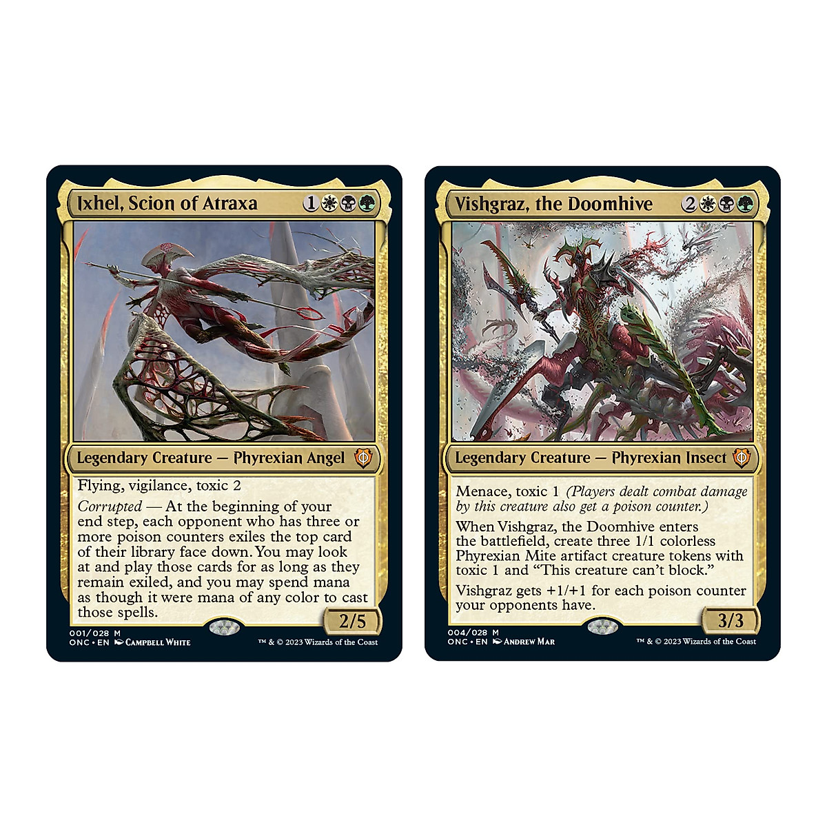 Magic: The Gathering Phyrexia: All Will Be One Commander Deck 1 + Collector Booster Sample Pack