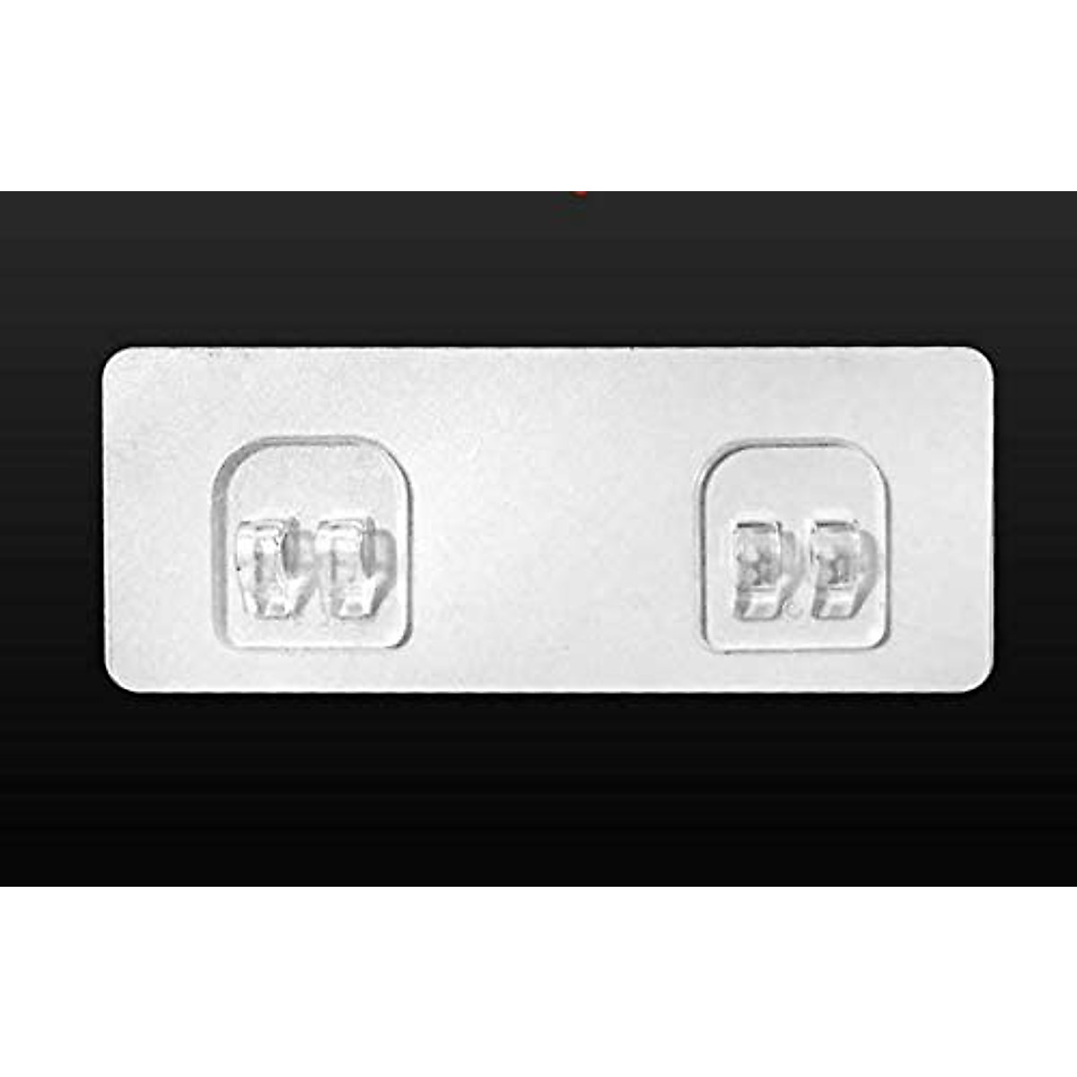 Chris.W 4 Pack Clear Adhesive Suction Sticker for No Drilling Bathroom Shower Shelf Accessories, Super Strong Adhesive Wall Sticker for Shower Caddy and More