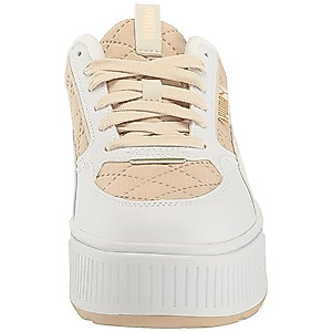 PUMA Women's Karmen Rebelle Van Life Sneaker, Granola-Alpine Snow White, 10