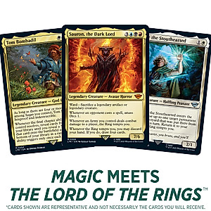 Magic: The Gathering The Lord of The Rings: Tales of Middle-Earth Collector Booster (15 Magic Cards)