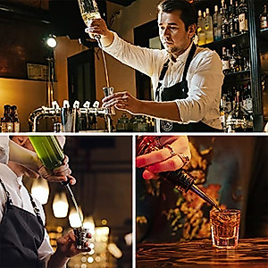 Pour Spout for Liquor Bottles - Vaincre 12 Pack Liquor Bottle Pourers, Pour Spouts with Rubber Dust Caps, Stainless Steel Tapered Speed Wine Pourers, Good As Olive Oil Spout, Fit Most Liquor Bottles