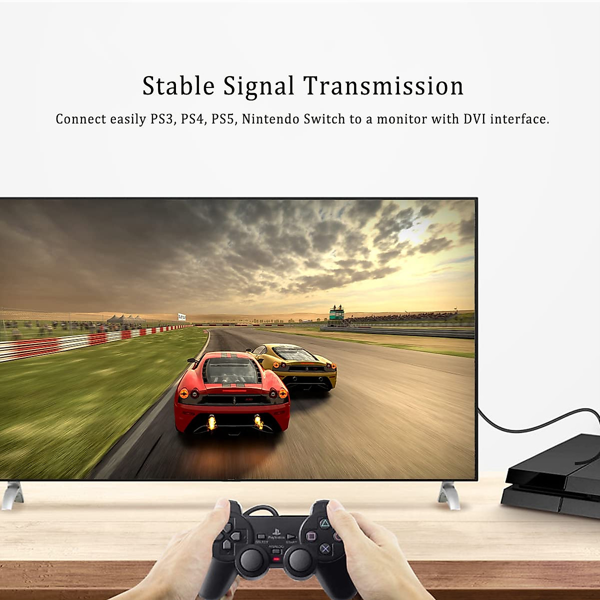 UVOOI DVI to HDMI Adapter 2-Pack, Bi-Directional HDMI to DVI (DVI-D 24+1) Adapter Conveter DVI Male to HDMI Female 1080P for PS5/PS4/PS3, HDTV, Projector, Computer