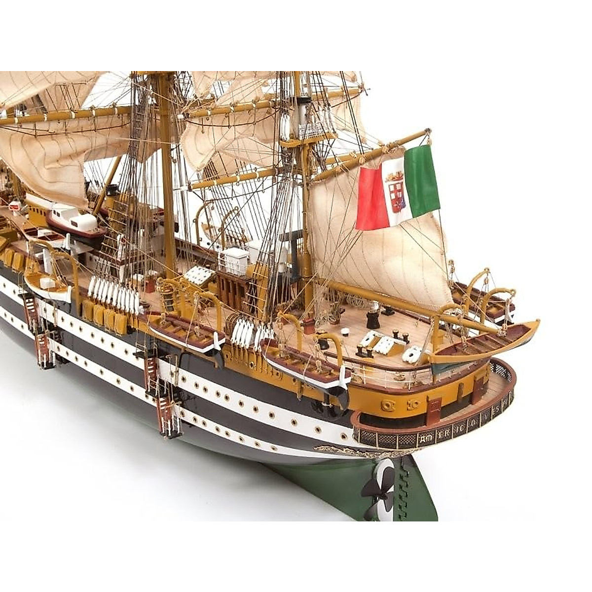 Occre Amerigo Vespucci Ship, Navy,White