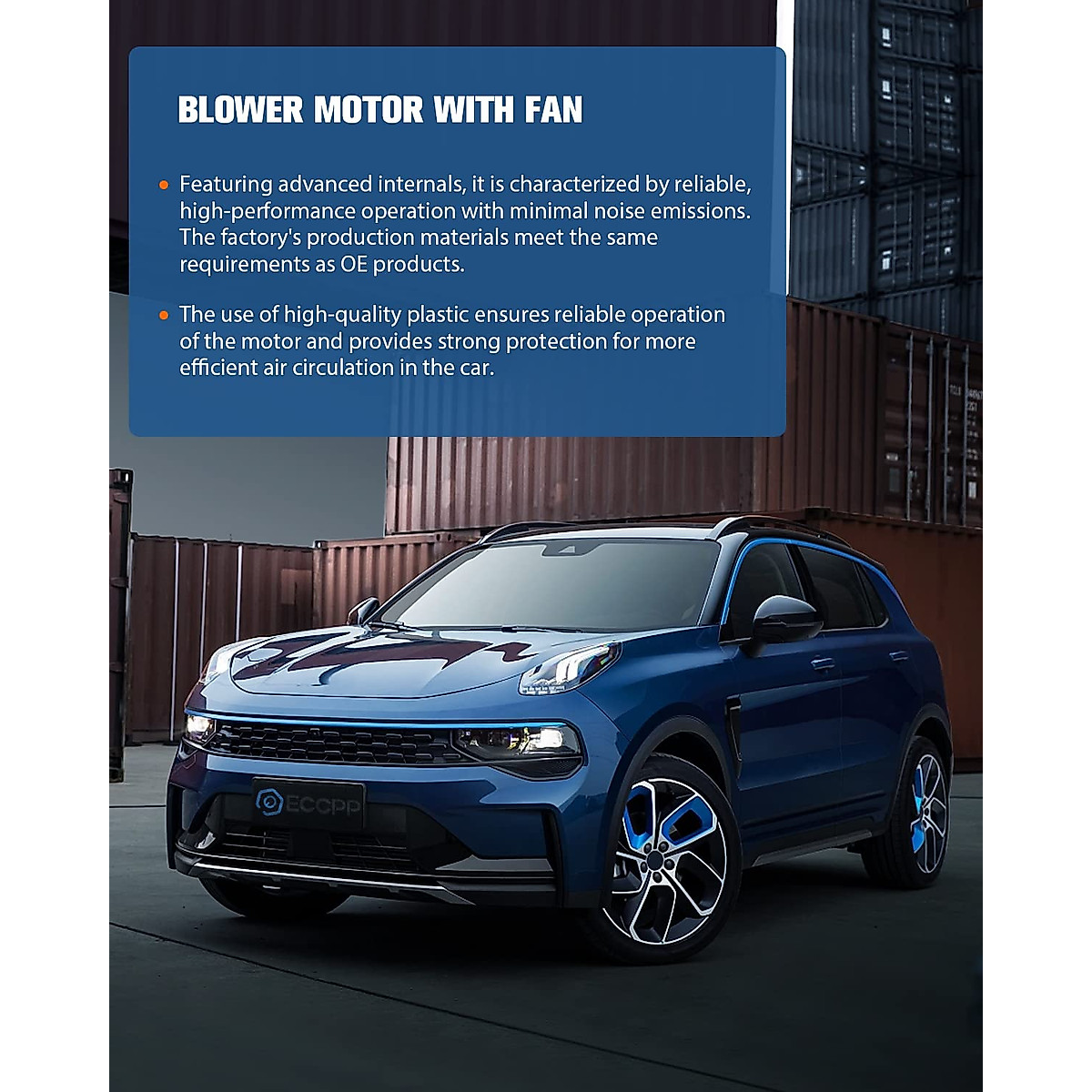 ECCPP HVAC AC Heater Blower Motor AC w/Fan Cage Front fit for 07-2015 for Audi Q7 /03-2010 for Porsche Cayenne /04-2010 for VW Touareg
