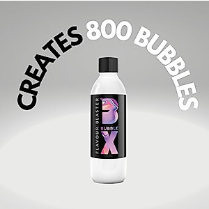 Official Flavor Blaster BUBBLEX 180ml (2 Pack) Flavor Blaster Pro 2 and Flavor Blaster Mini Cocktail Smoke Gun Aroma Bubbles, Cocktail Bubble Solution