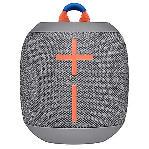 Ultimate Ears Wonderbooms 2 Wireless Speaker, Deep Bass, 360 ° Surround Sound, Waterproof, 2 Speaker Connection for Powerful Sound, 13h Battery, Crushed ice (Renewed)