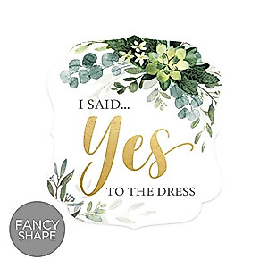 I Said Yes to The Dress Sign /10" x 12" Wedding Shop Sign
