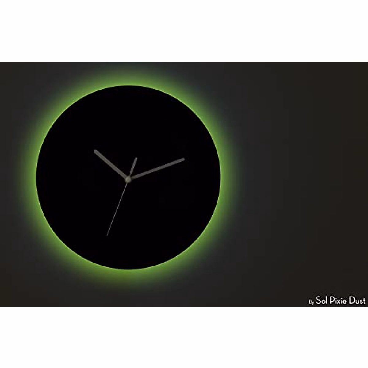 Reverse Wall Clock - Alice - Mad Hatter - Round Funny Clock - Backwards running Time - Counterclockwise Wall Clock - Room Deco - Optional RGB LED 5V Backlit