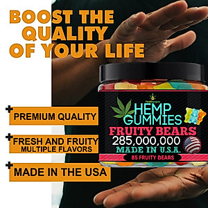 Hеmр Gummies Premium Gummy Bears-Natural Organic Pure Hеmр Oil Infused-Great Party Edible Candy-for Peace and Relaxation, Discomfort, Muscles, Joints-Made in USA