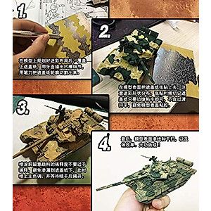 Hobby tools For Gundam Military tank Figure Camouflage Cover paper Masking Tape Stencil Cutting mat Cutting pad (AJ0088)