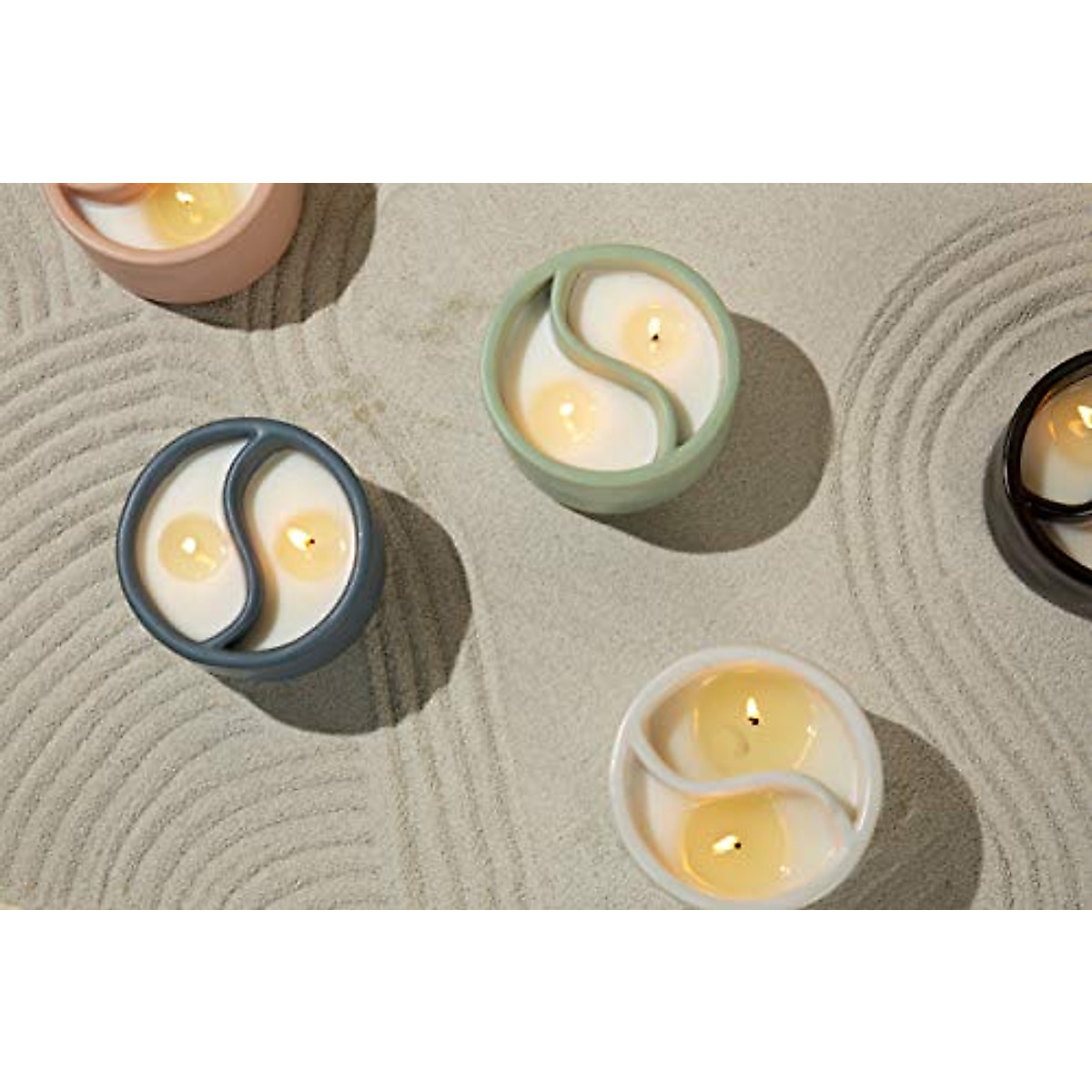 Paddywax Candles YY1002Z Yin & Yang Collection Scented Candle, 11-Ounce, Black - Palo Santo | Cade