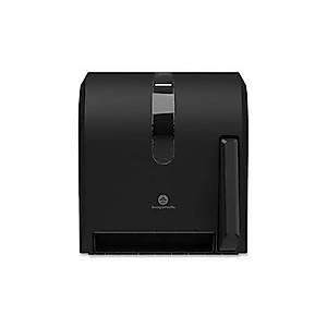 Georgia-Pacific Push Paddle Roll Paper Towel Dispenser by GP PRO, 54338A, Black