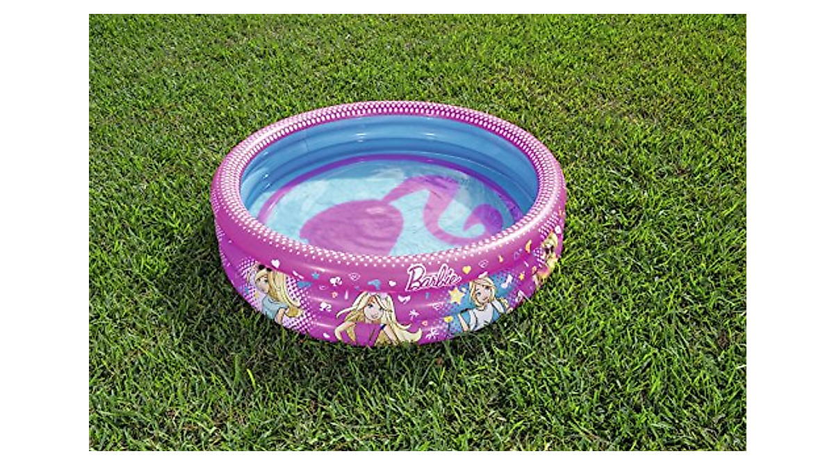 Bestway Barbie 3-Ring Paddling Pool for Kids