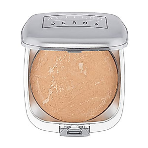 Ageless Derma Mineral Baked Foundation Makeup- Vegan - Paraben - Gluten and Cruelty Free Powder foundation (Simply Beige)