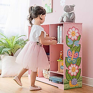 Fantasy Fields - Magic Garden Adjustable Cube Bookshelf, 9 Cube Storage Bookshelf