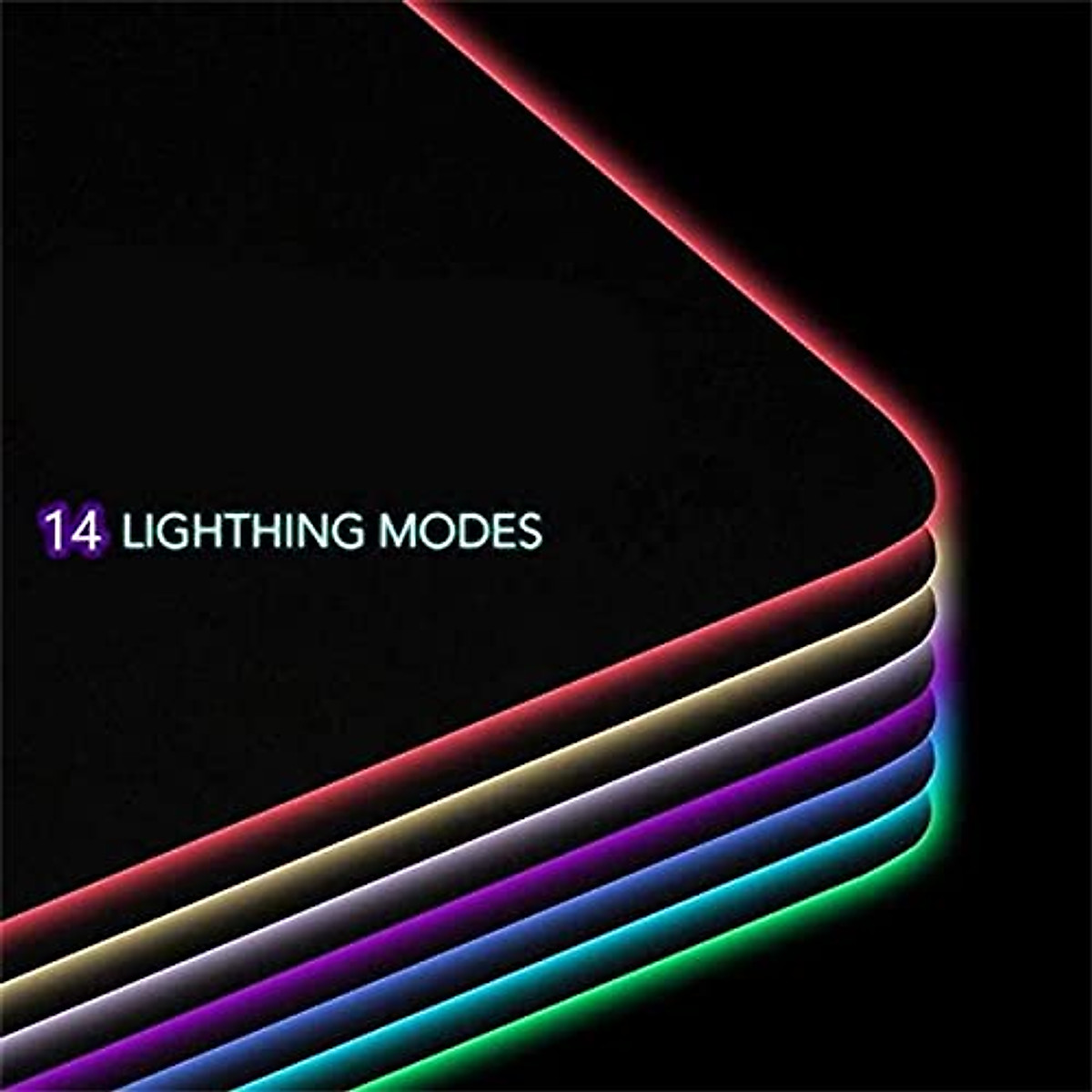 Mouse Pads RGB Anime Rimuru Tempest Gaming Mouse Pad XXL Computer Gamer Large Mousepad Led Big Carpet Keyboard Desk Mat with Backlight 30x60x0.4cm