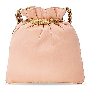 Aheli Indian Potli Bags for Women Evening Bag Clutch Ethnic Bride Purse with Drawstring