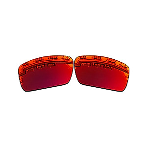 Vonxyz Lenses Replacement for Oakley Currency OX8026 Sunglass - Ruby MirrorCoat Polarized