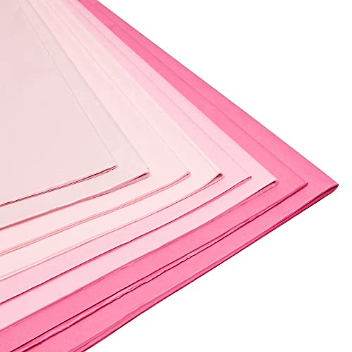 160 Sheets Bulk Tissue Paper for Gift Wrapping Bags, Valentines DIY Crafts, 4 Pink Colors, 15 x 20 in