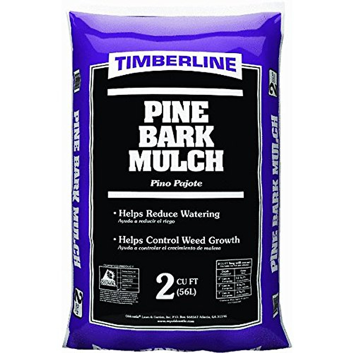 OLDCASTLE LAWN & GARDEN 52058067 Pine Spruce Mulch, 2 cu. ft.