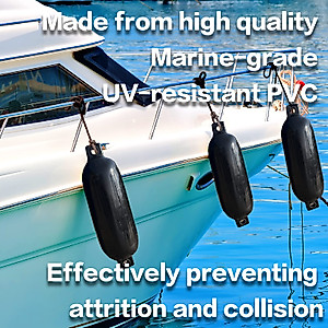 MoonQuake Boat Fenders Bumpers for Dock with Pump Boat Accessories Fender Bumper Set Buoys Pontoon