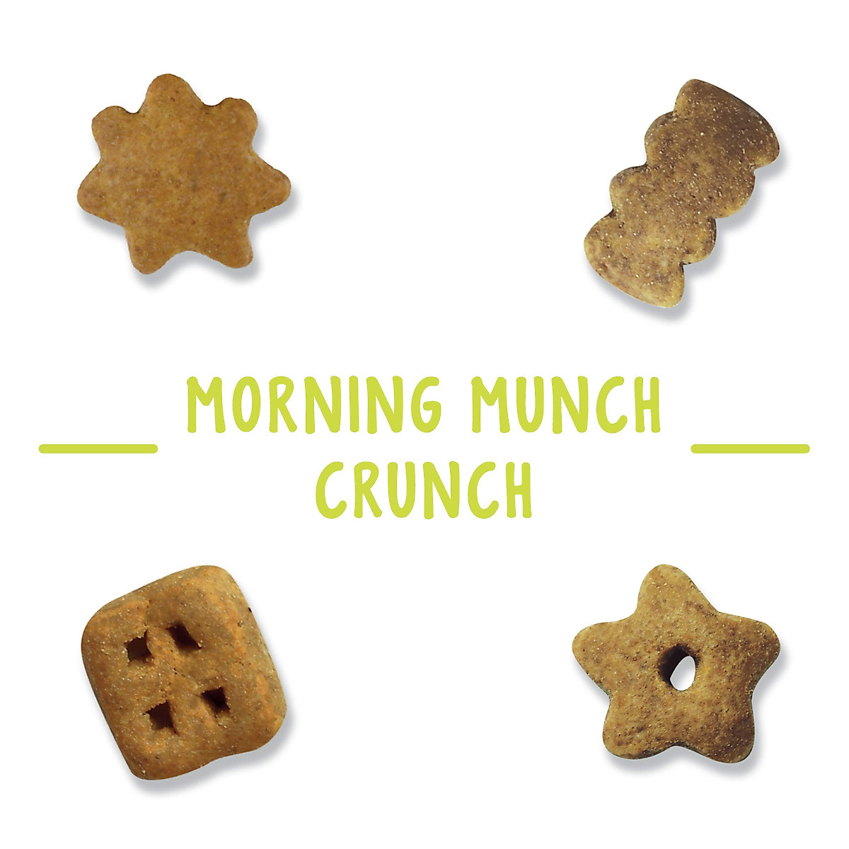 Purina Friskies Made in USA Facilities Cat Treats, Party Mix Crunch Morning Munch - (10) 2.1 oz. Pouches