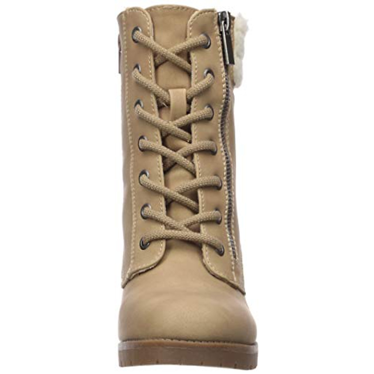 XOXO Women's Jeanna Hiking Boot, Natural, 7 M US