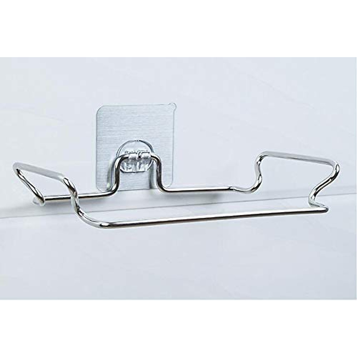 Easyinsmile Trash Bag Holder Portable Hanging Organizer Trash Rack 2pcs/Pack (Stainless Steel 3)