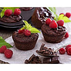 HYTK 4 Cup Muffin Pan 2 Pcs (8.5 X 7.48 Inch) Air Fryer Small Oven Cupcake Baking Pan Non Stick No Toxic Bakeware